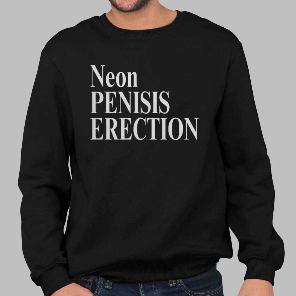 Classic Neon Penesis Erection Shirt - brastraps.com