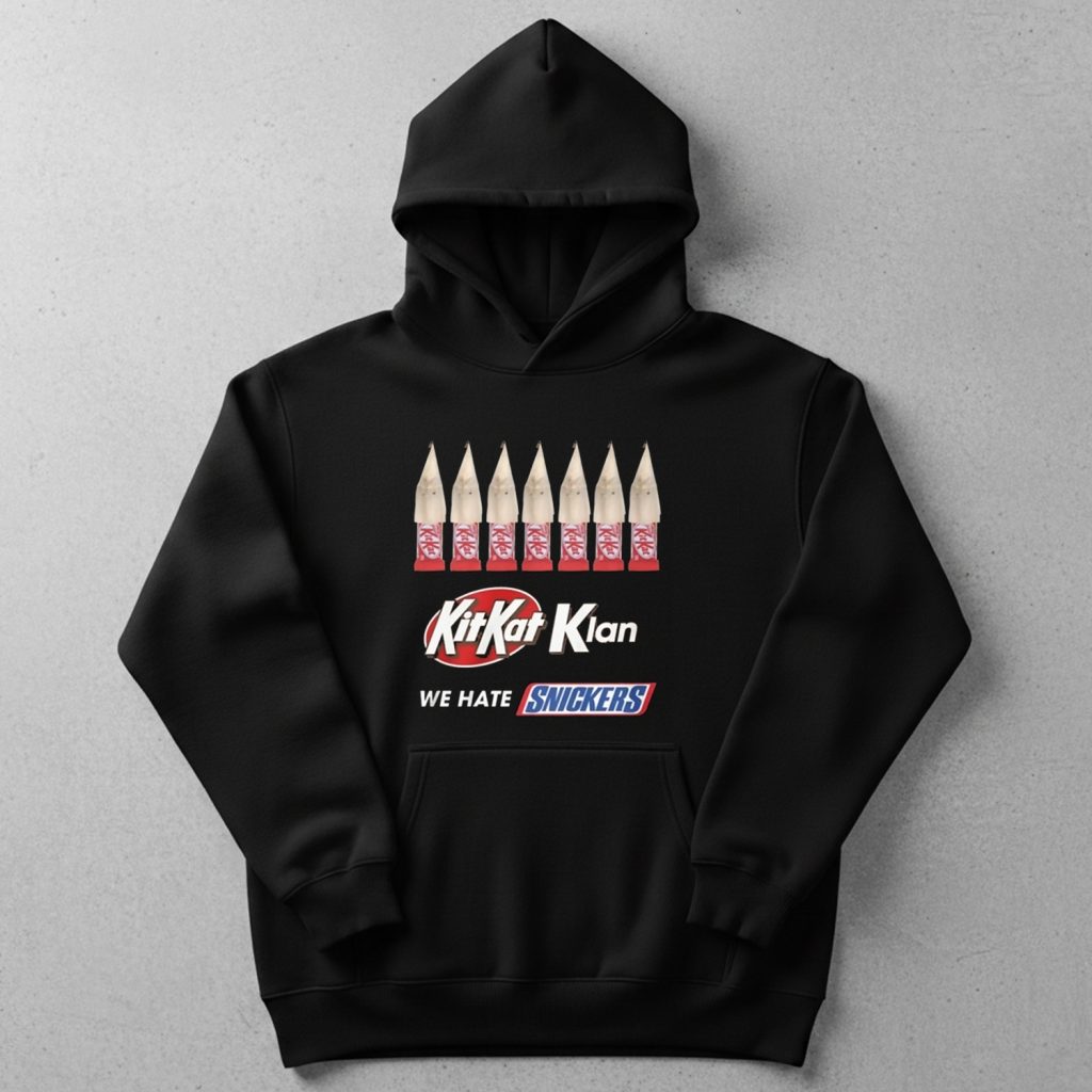 Kit Kat Klan We Hate Snickers T Shirt - brastraps.com
