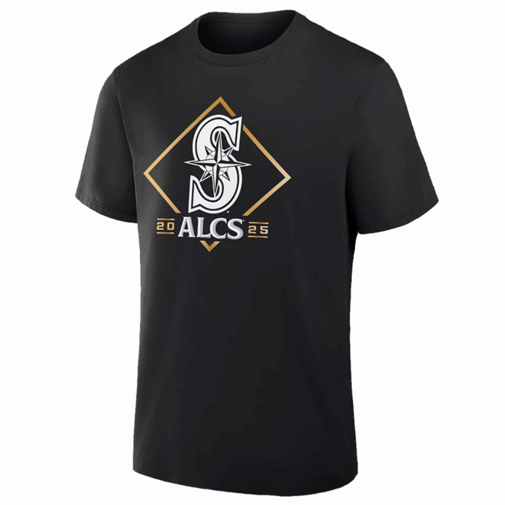 Seattle Mariners 2025 ALCS Champions Locker Room T-Shirt - brastraps.com