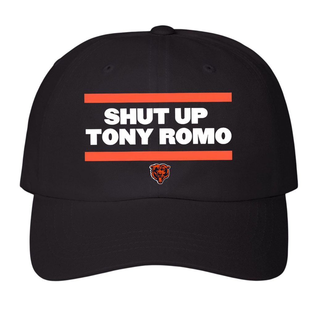 Shut Up Tony Romo Chicago Bear Hat - brastraps.com