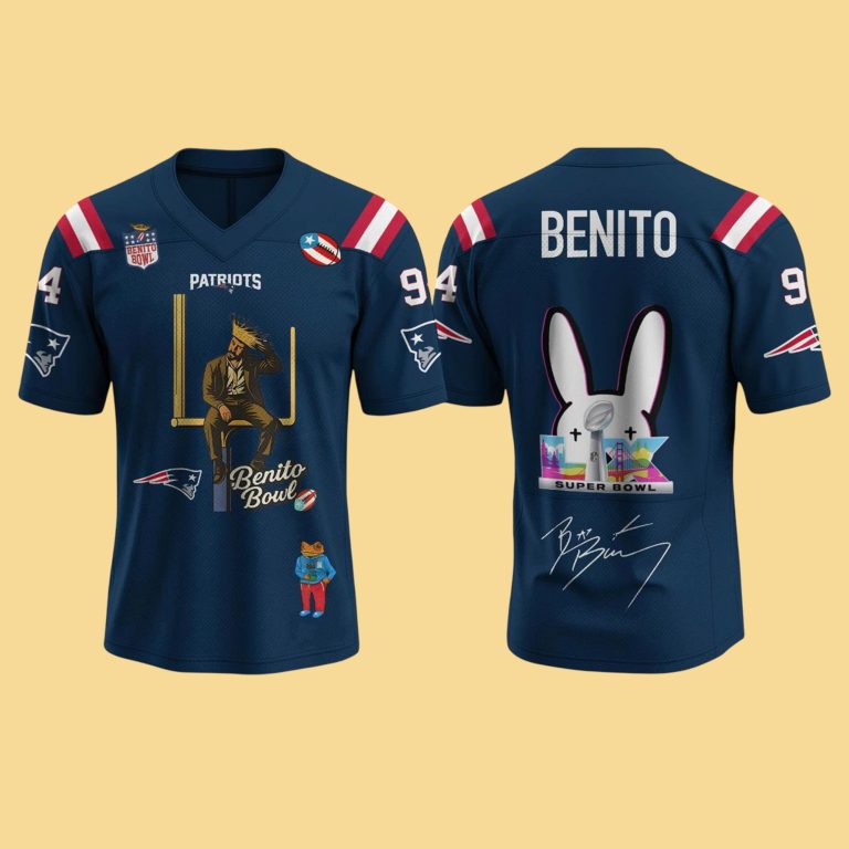2026 Patriots x Bad Bunny Super Bowl LX The Halftime Show Jersey ...