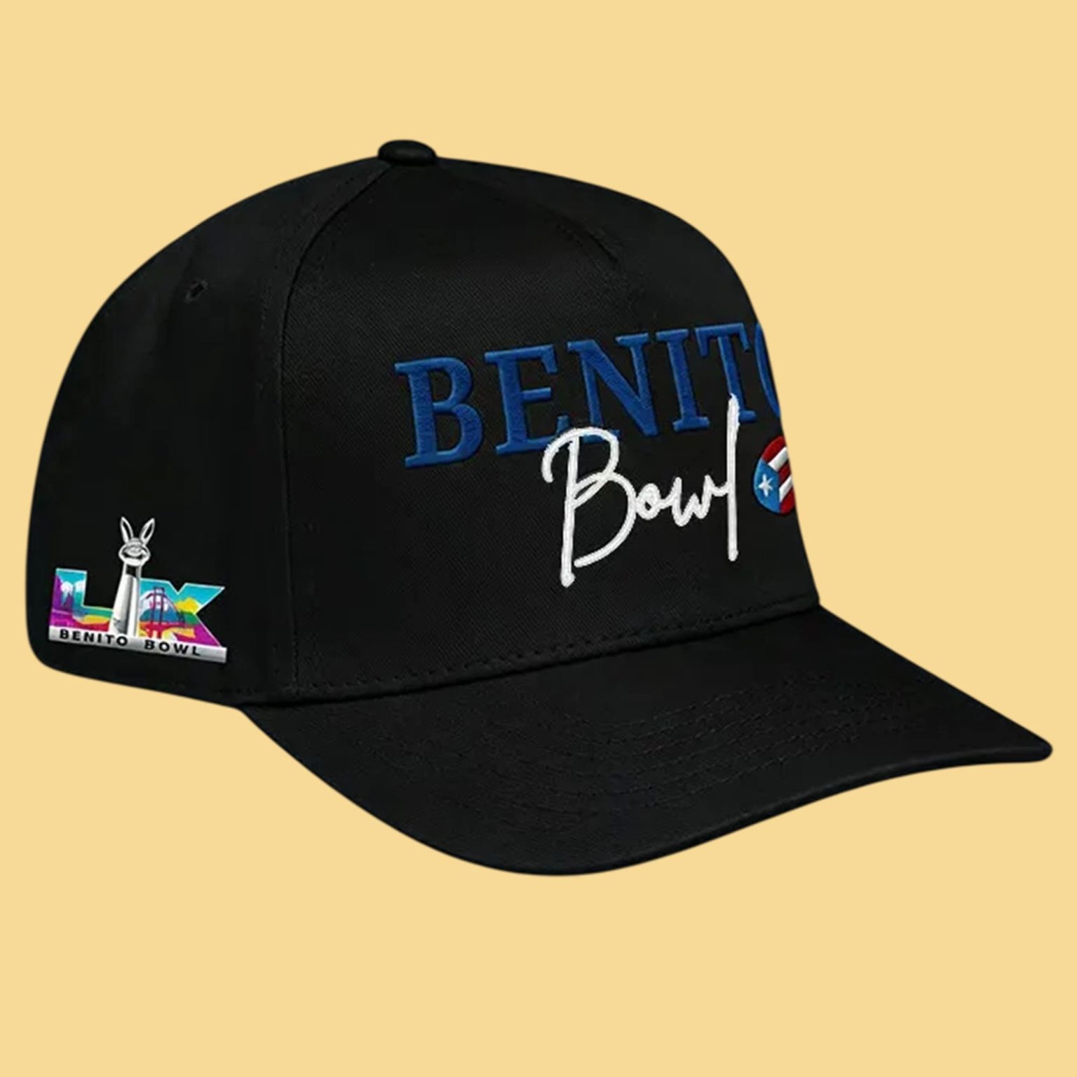 Bad Bunny Benito Bowl 2026 Puerto Rico Baseball Cap - brastraps.com